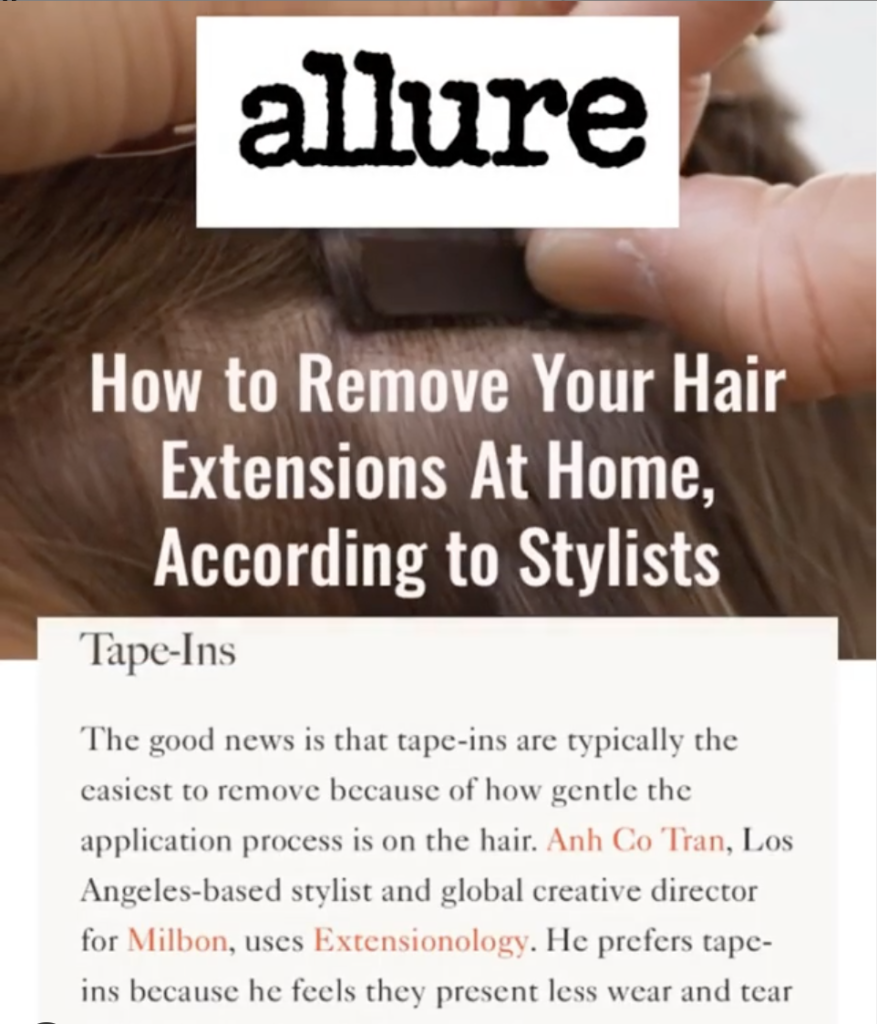 How to Remove Your Hair Extensions at Home According to Stylists - Anh ...