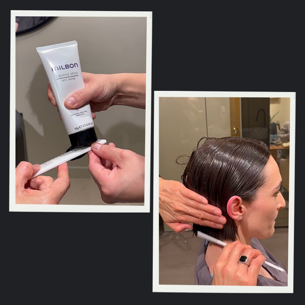 How to achieve the wet look - Anh Co Tran